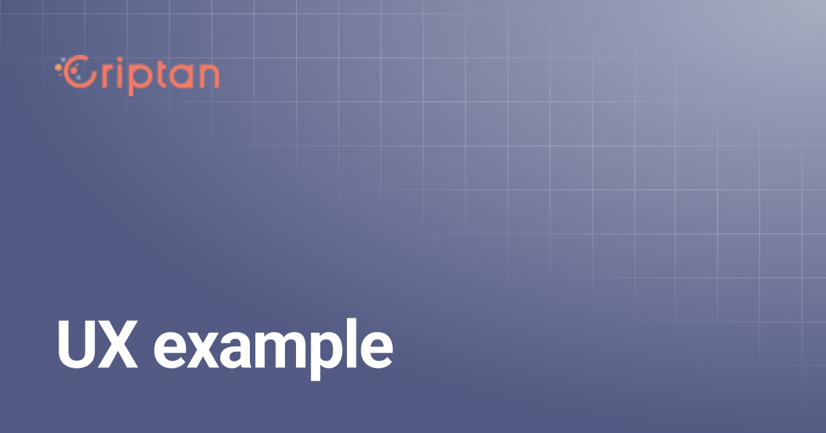 UX example | API Docs