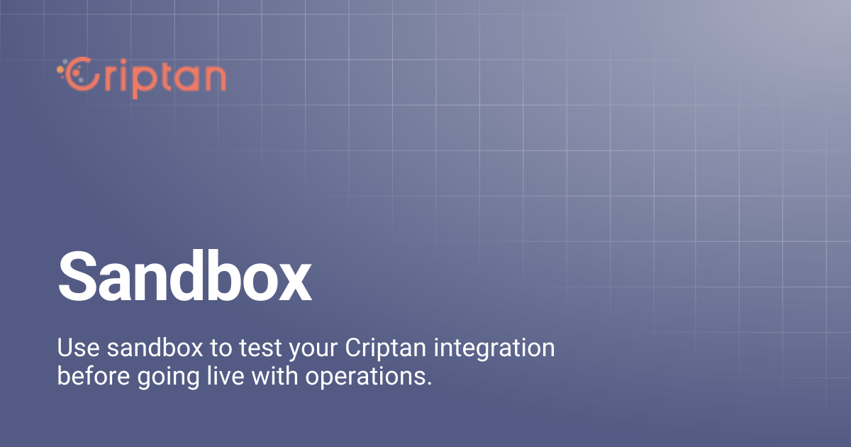 Sandbox | API Docs