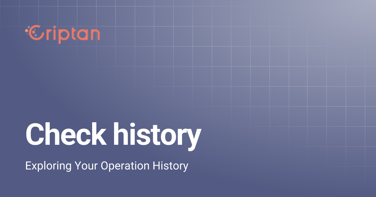 Check history | API Docs