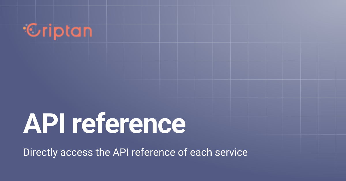 API reference | API Docs