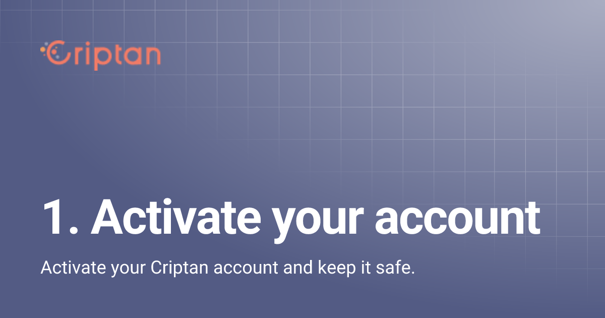 1. Activate your account | API Docs