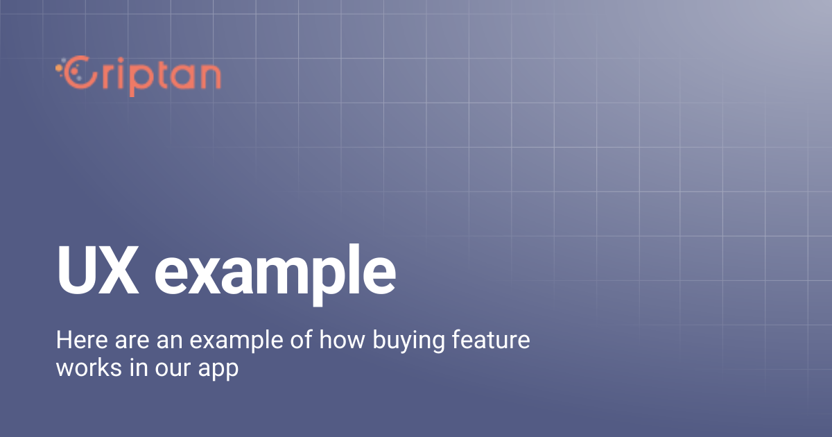 UX example | API Docs