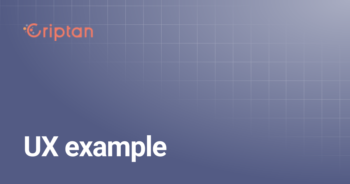 UX example | API Docs