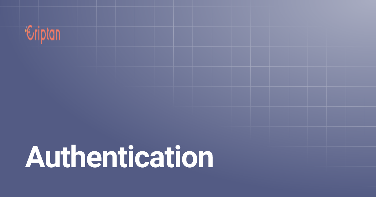 Authentication | API Docs Authentication | API Docs